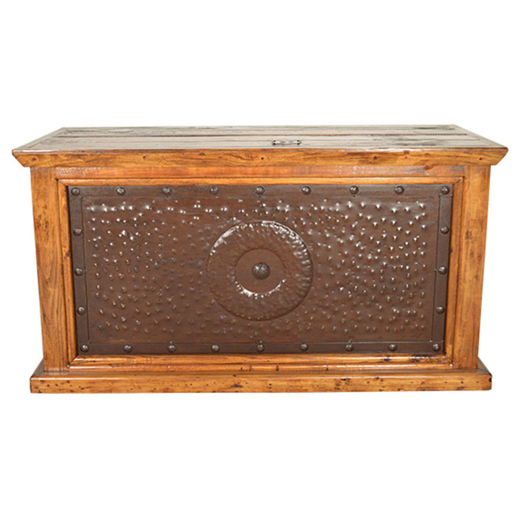 Sun City Reclaimed wood Desk with Iron Panel | Lone Star Western Decor