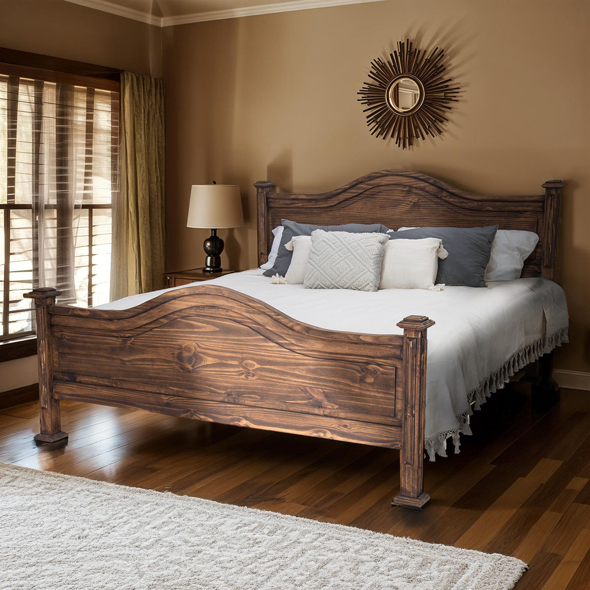 Frankie Star Brown Bed - Queen | Lone Star Western Decor