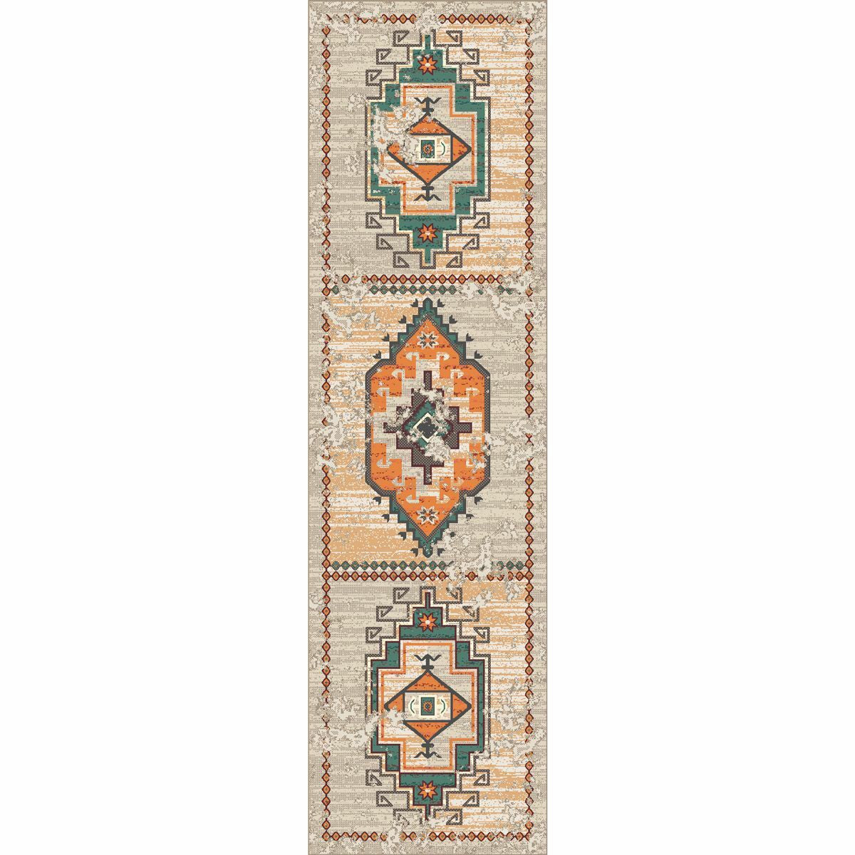 Adobe Rio Clay Rug - 2 x 8 | Lone Star Western Decor