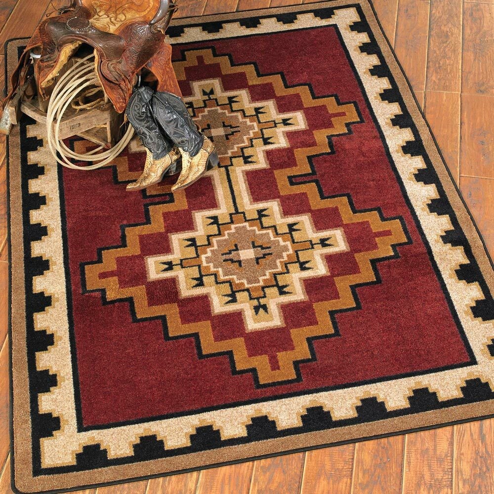 Southwest Rugs | Council Fire Southwestern Rug Collection | Lone Star ...