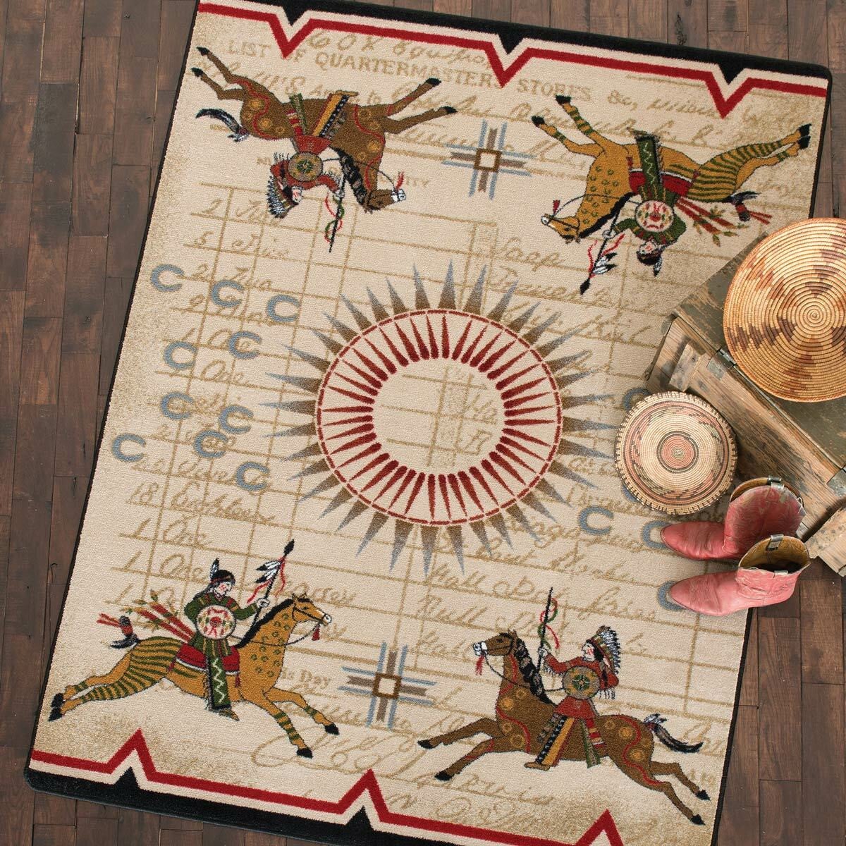 Southwest Rugs: War Records Rug Collection|Lone Star Western Decor