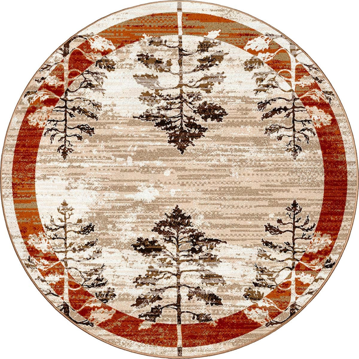 Mystic Woods Rust Rug Collection | Lone Star Western Decor