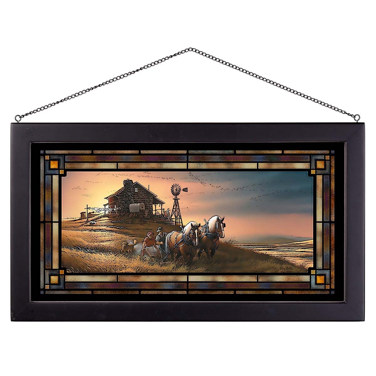 Western Stained Glass Art | Lone Star Western Décor