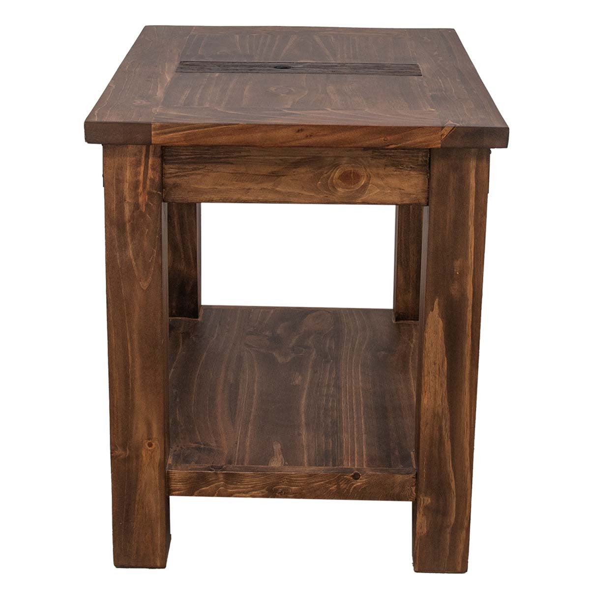 Lakeshore Walnut End Table | Lone Star Western Decor