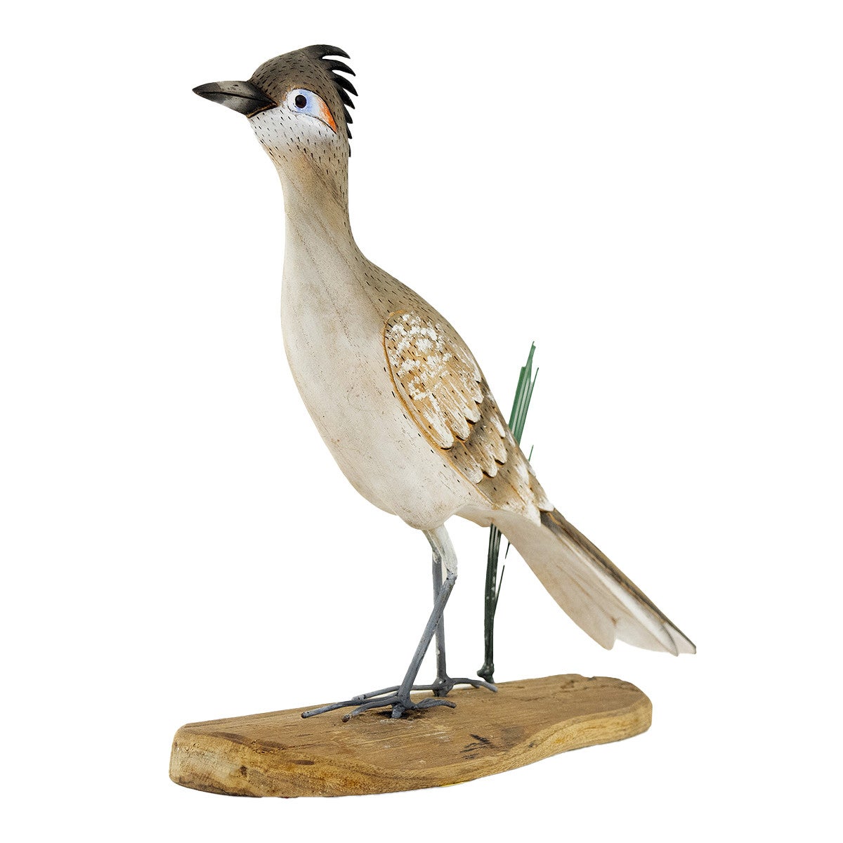 Roadrunner Wood Sculpture | Lone Star Western Decor