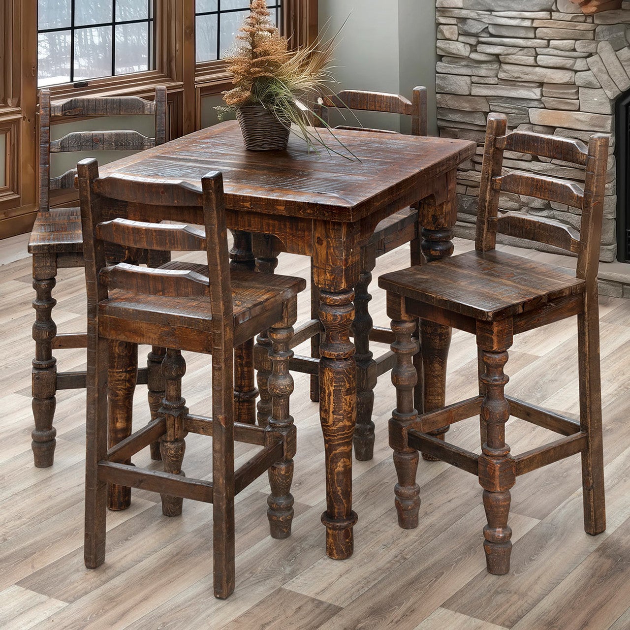 Rustic Bar Stools & Pub Tables | Lone Star Western Décor