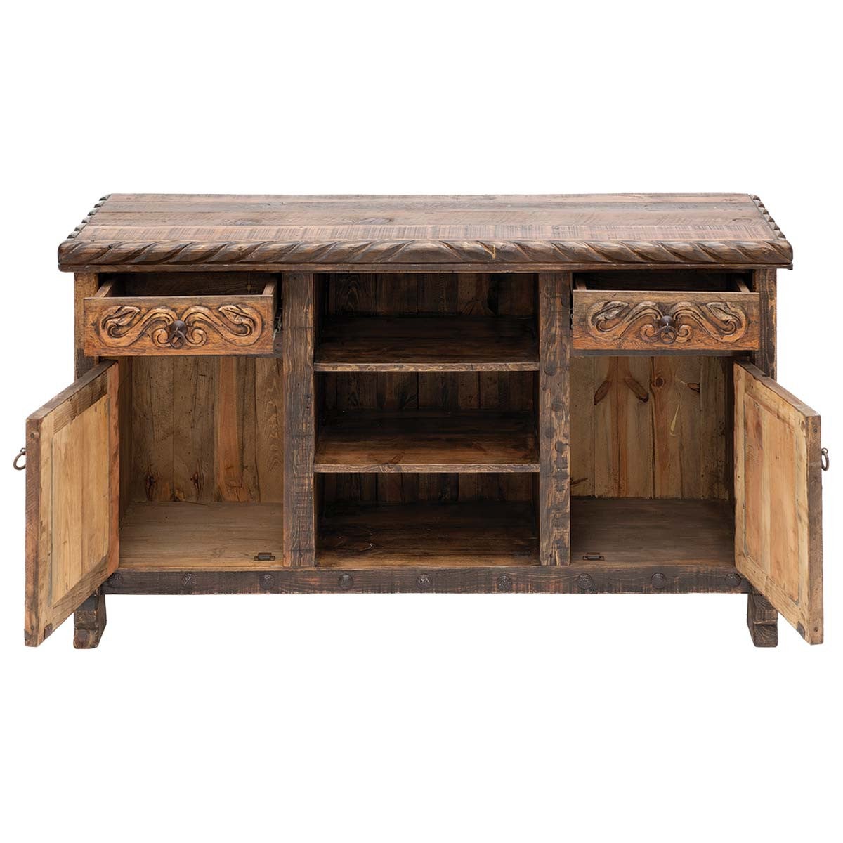 Canyon Scrolls TV / Media Console | Lone Star Western Decor