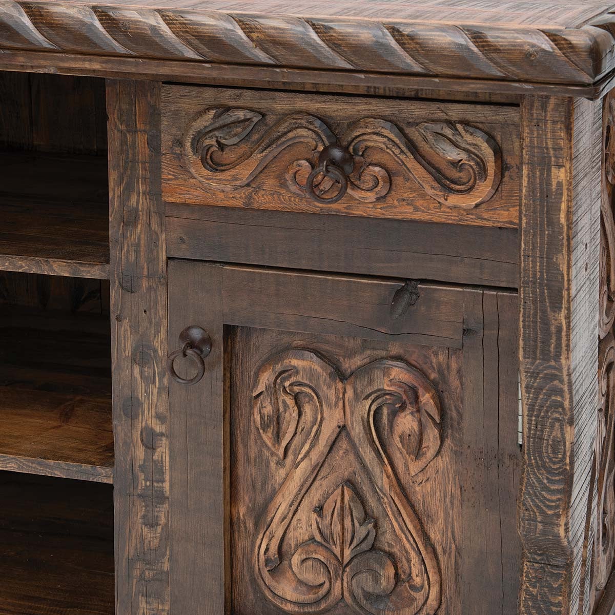 Canyon Scrolls TV / Media Console | Lone Star Western Decor