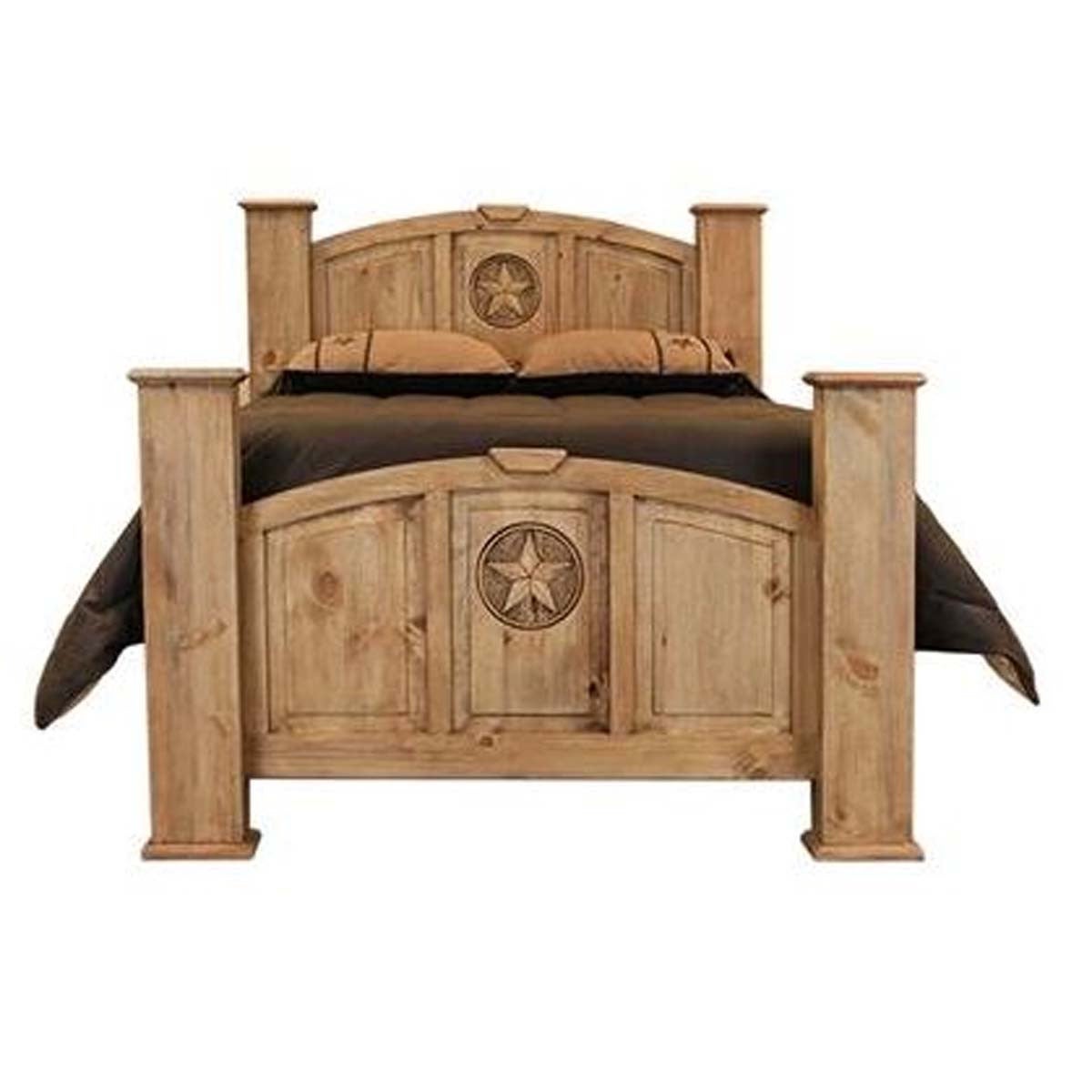 Royal Desert Star Honey Bed - Queen | Lone Star Western Decor