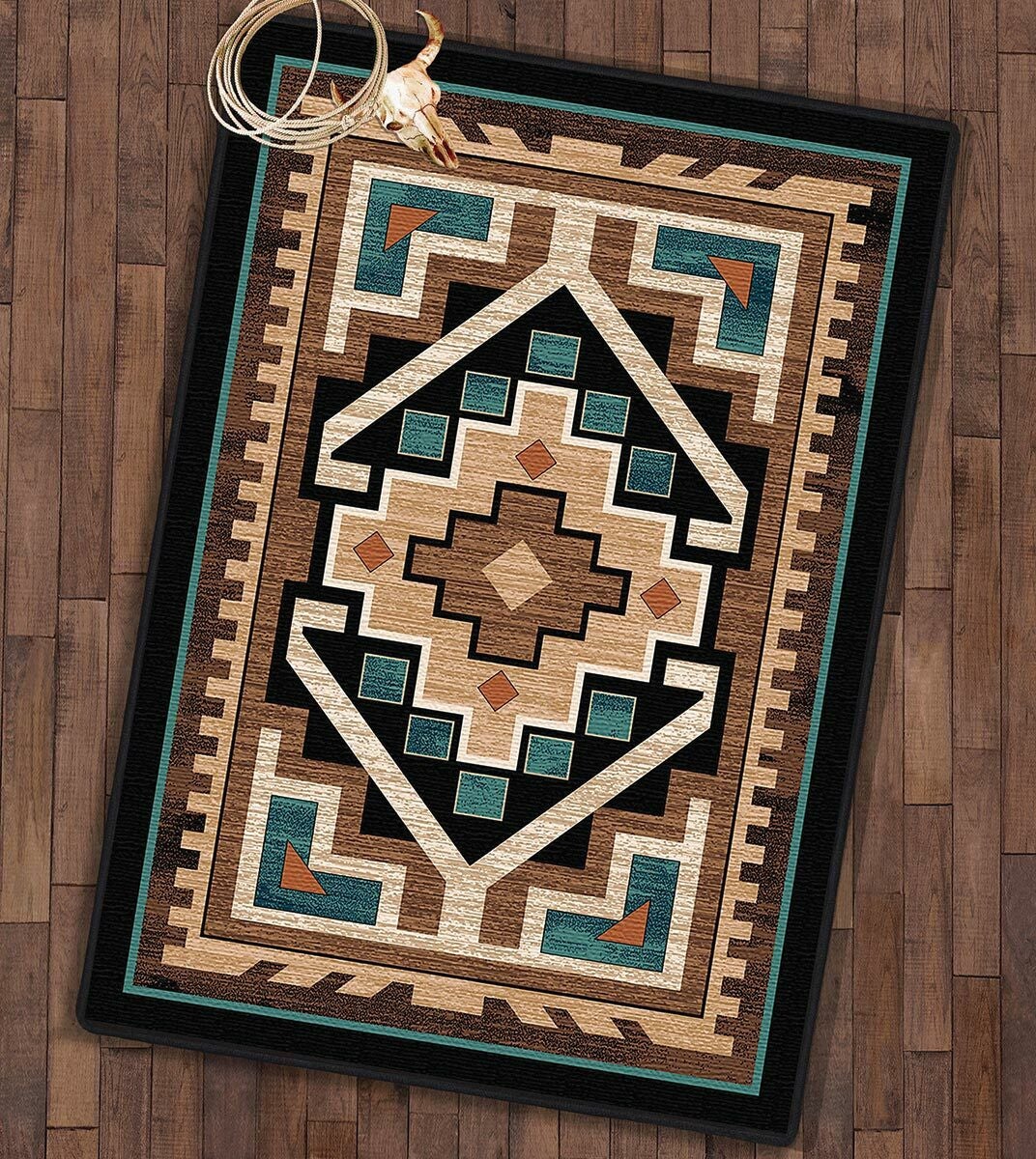 Aztec River Rug - 3 x 4 | Lone Star Western Decor