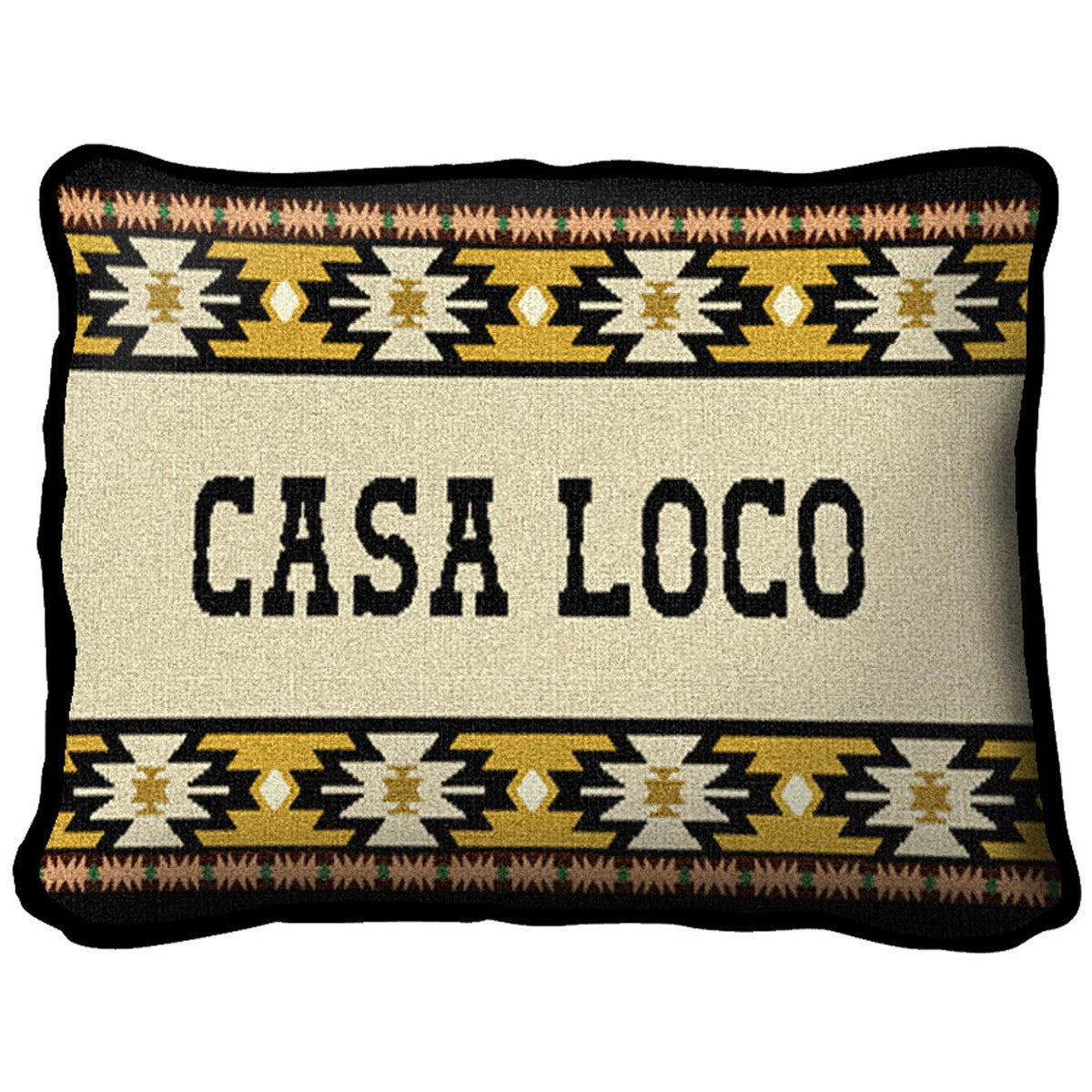 Casa Loco Southwest Pillow Cover | Lone Star Western Decor