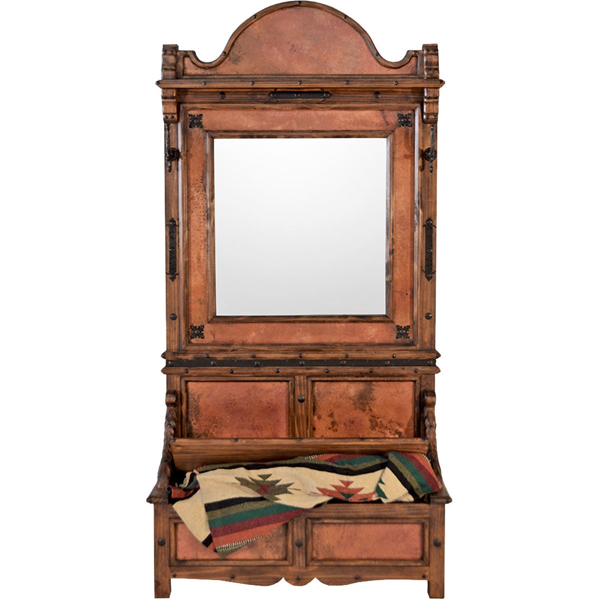 Cheyenne Hall Tree with Mirror | Lone Star Western Decor