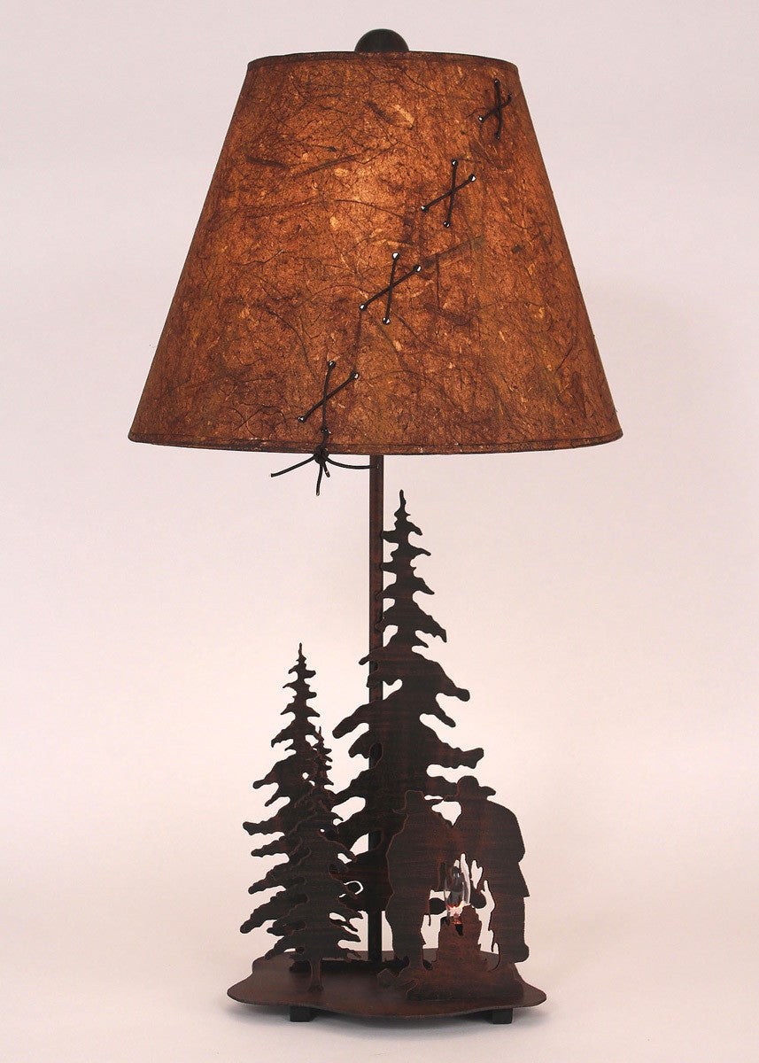 rustic table lamps small