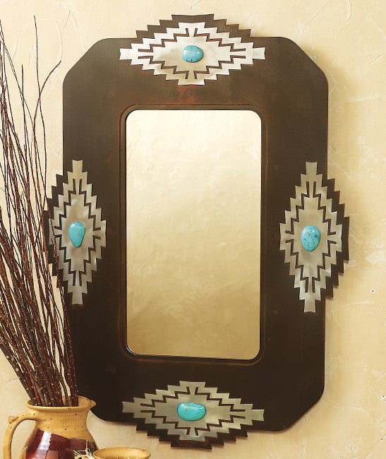 Rustic Mirrors: Desert Stone Mirror | Lone Star Western Decor