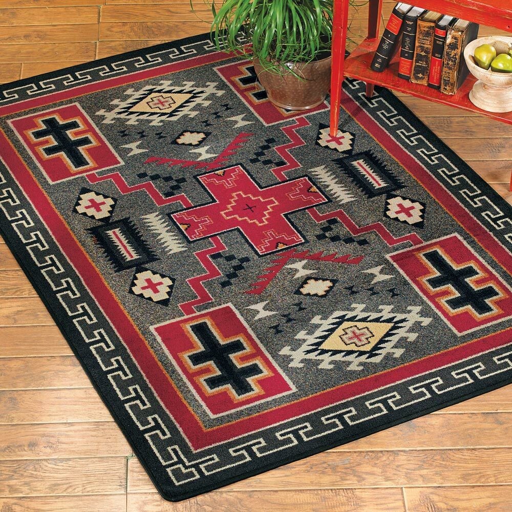 Double Cross Rug - 8 x 11 | Lone Star Western Decor