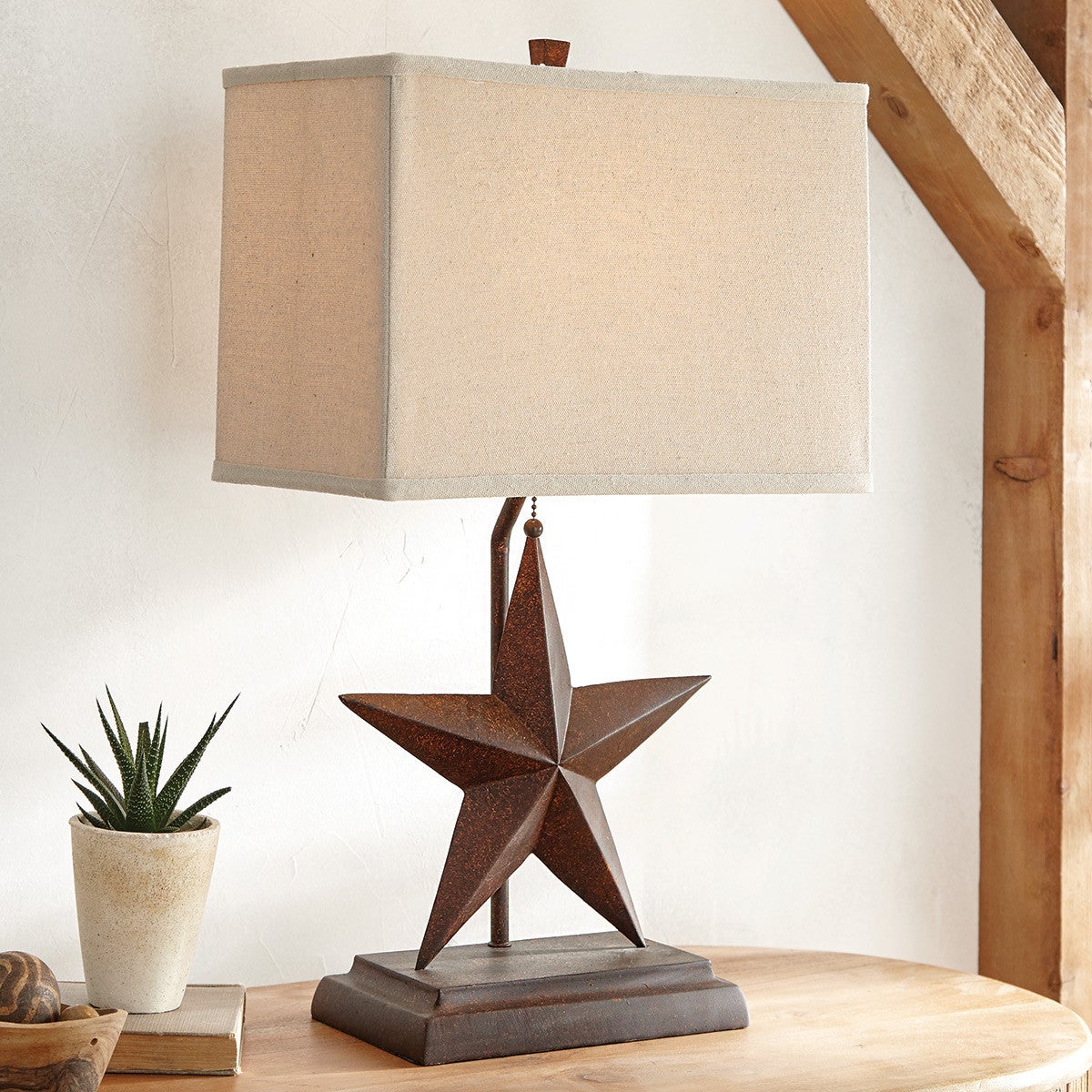 rustic table lampshade