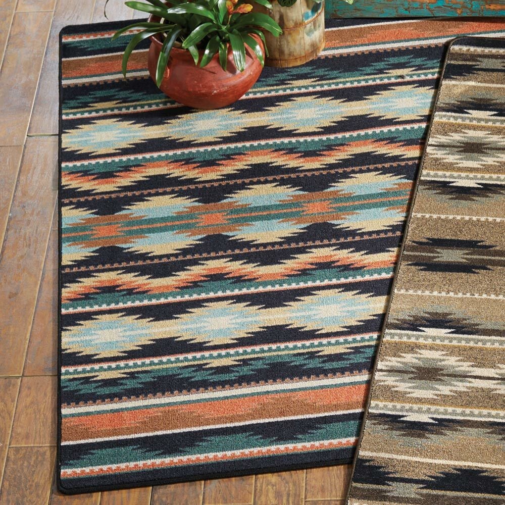 Medicine Dark Rug - 4 x 5 | Lone Star Western Decor