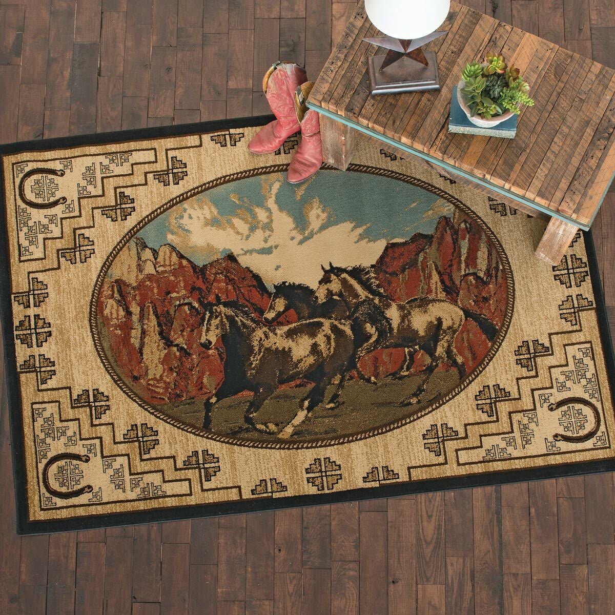 Mountain Ranch Rug - 8 x 10 | Lone Star Western Decor
