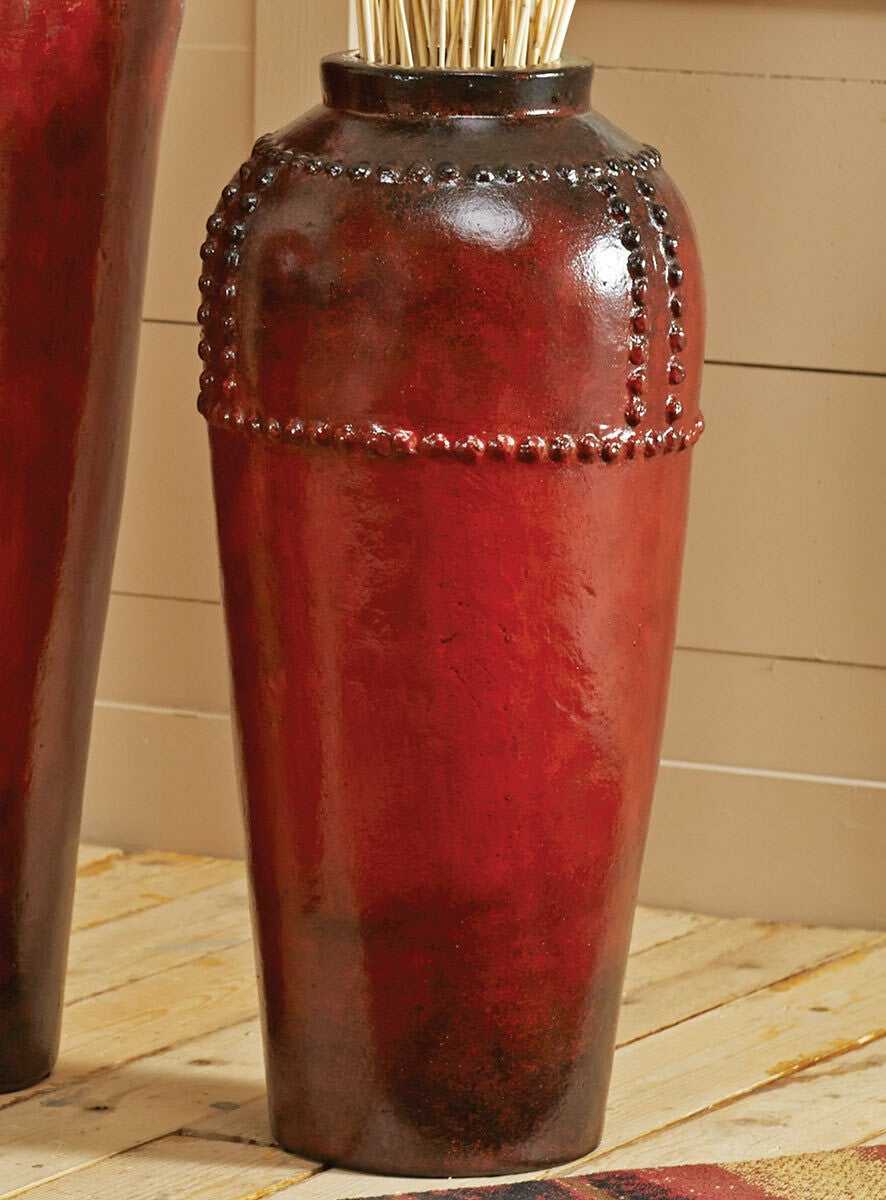 Nail Head Vase - Small - OVERSTOCK | Lone Star Western Decor
