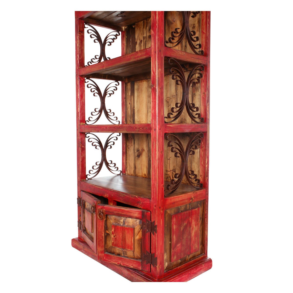 Rustic Tables: Red Pine Bluff Bookcase | Lone Star Western Decor