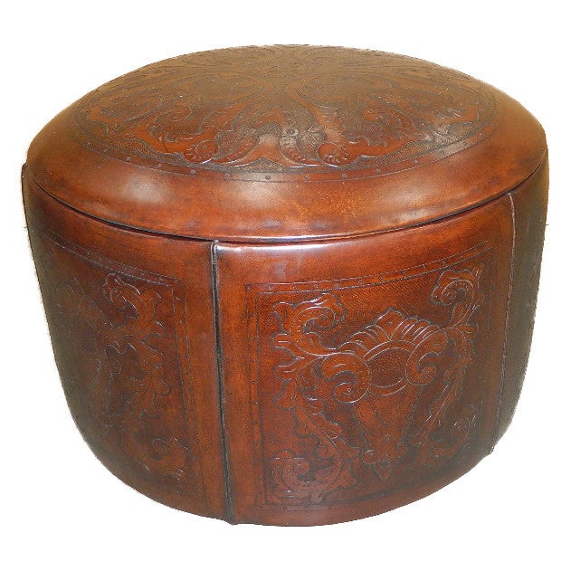 Special Edition Round Ottoman | Lone Star Western Decor
