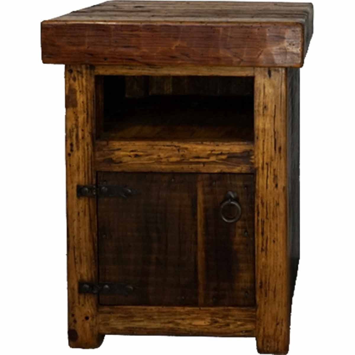 Rustic Tables: Winona Double Sided Table - Left | Lone Star Western Decor