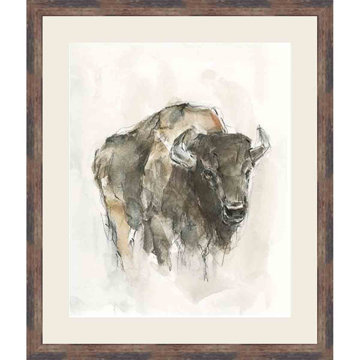 Buffalo Wall Art: Mystic Bison I Wall Art | Lone Star Western Decor