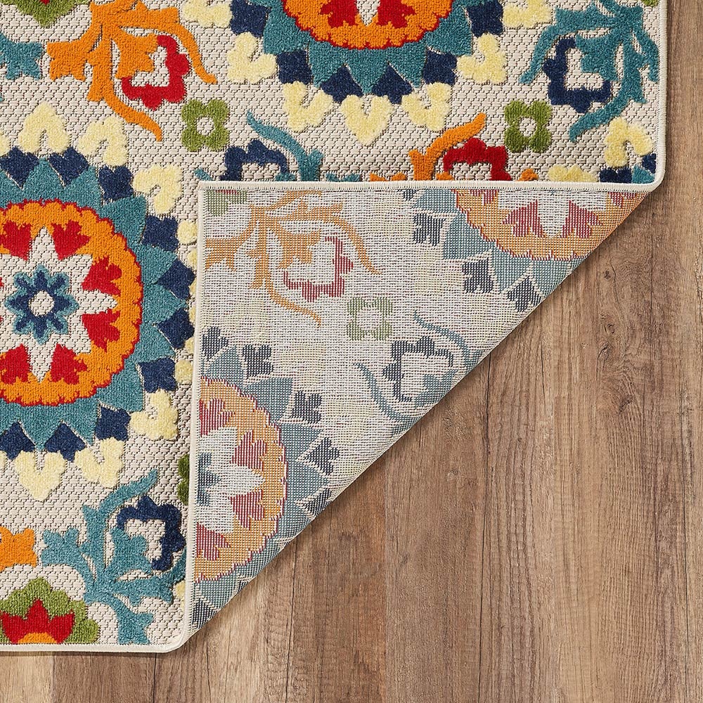 Talavera Heaven Indoor/Outdoor Rug - 8 Ft. Round | Lone Star Western Decor