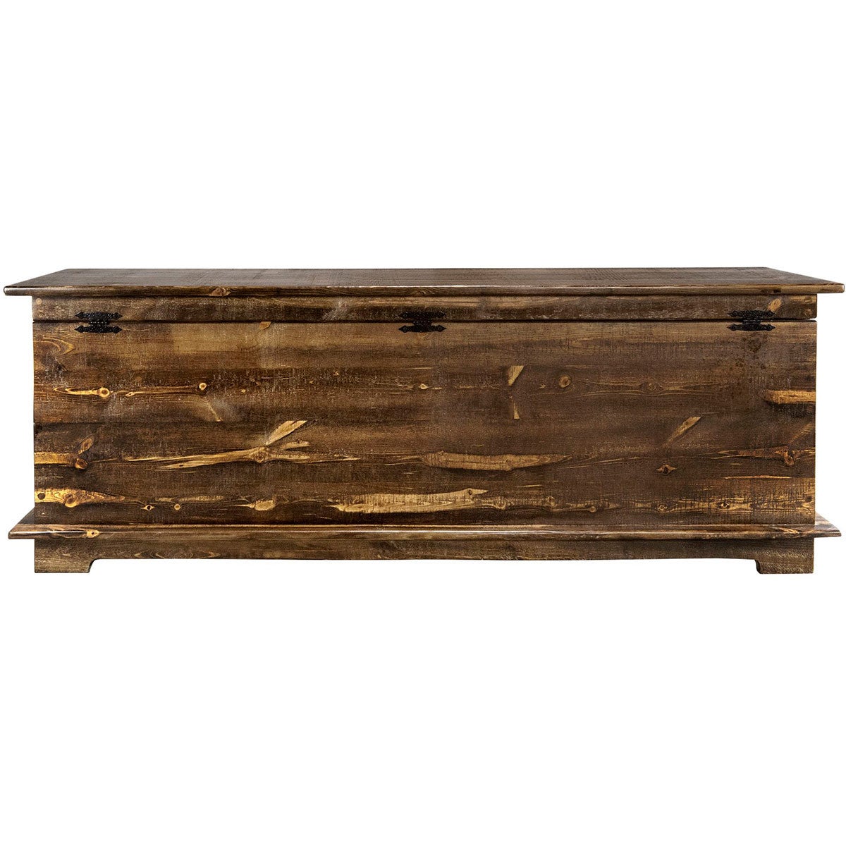 Lima Sawn 4 Foot Blanket Chest - Provincial Stain | Lone Star Western Decor