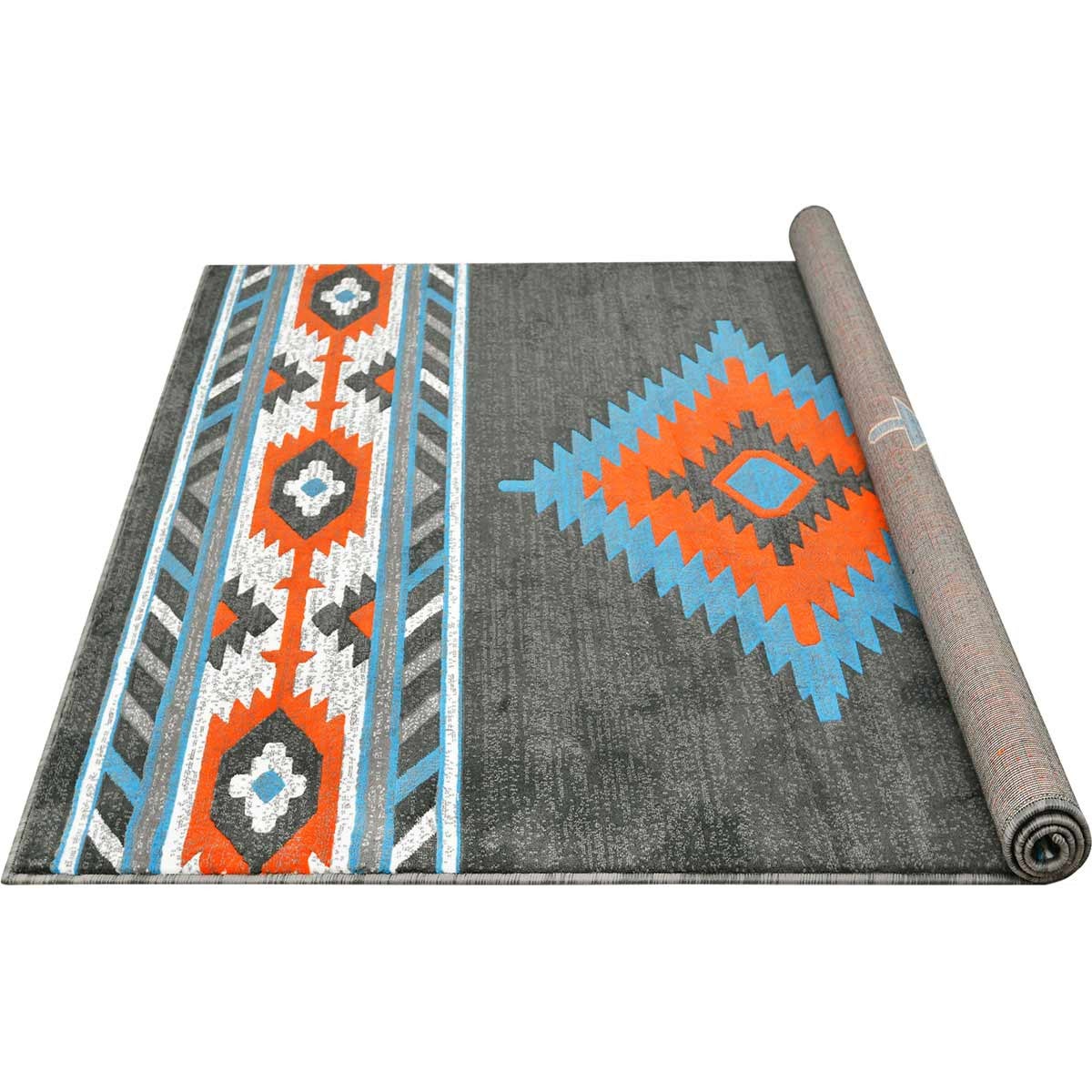 Hacienda Lead Rug - 8 x 10 | Lone Star Western Decor