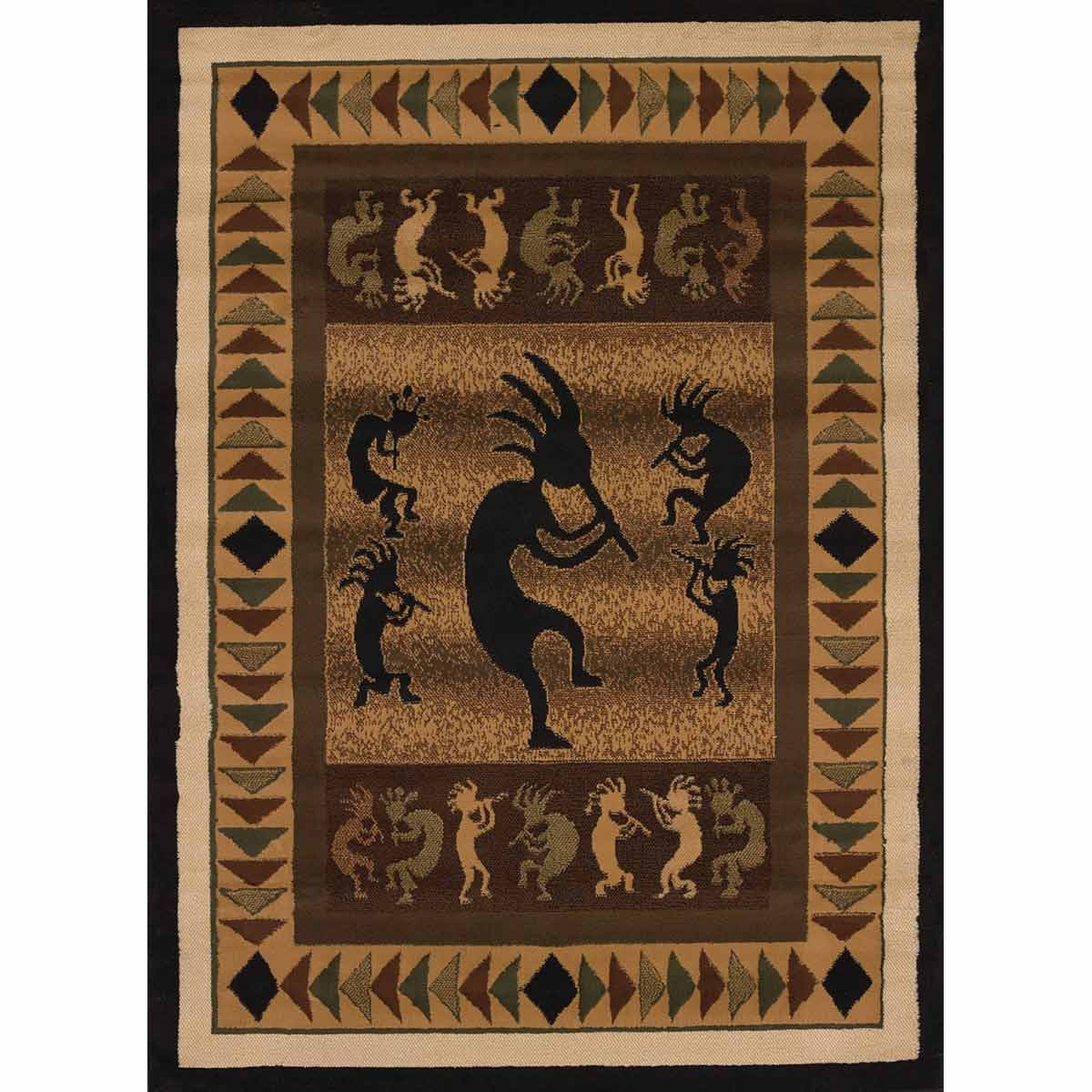 Kokopelli Dance Rug | Lone Star Western Decor