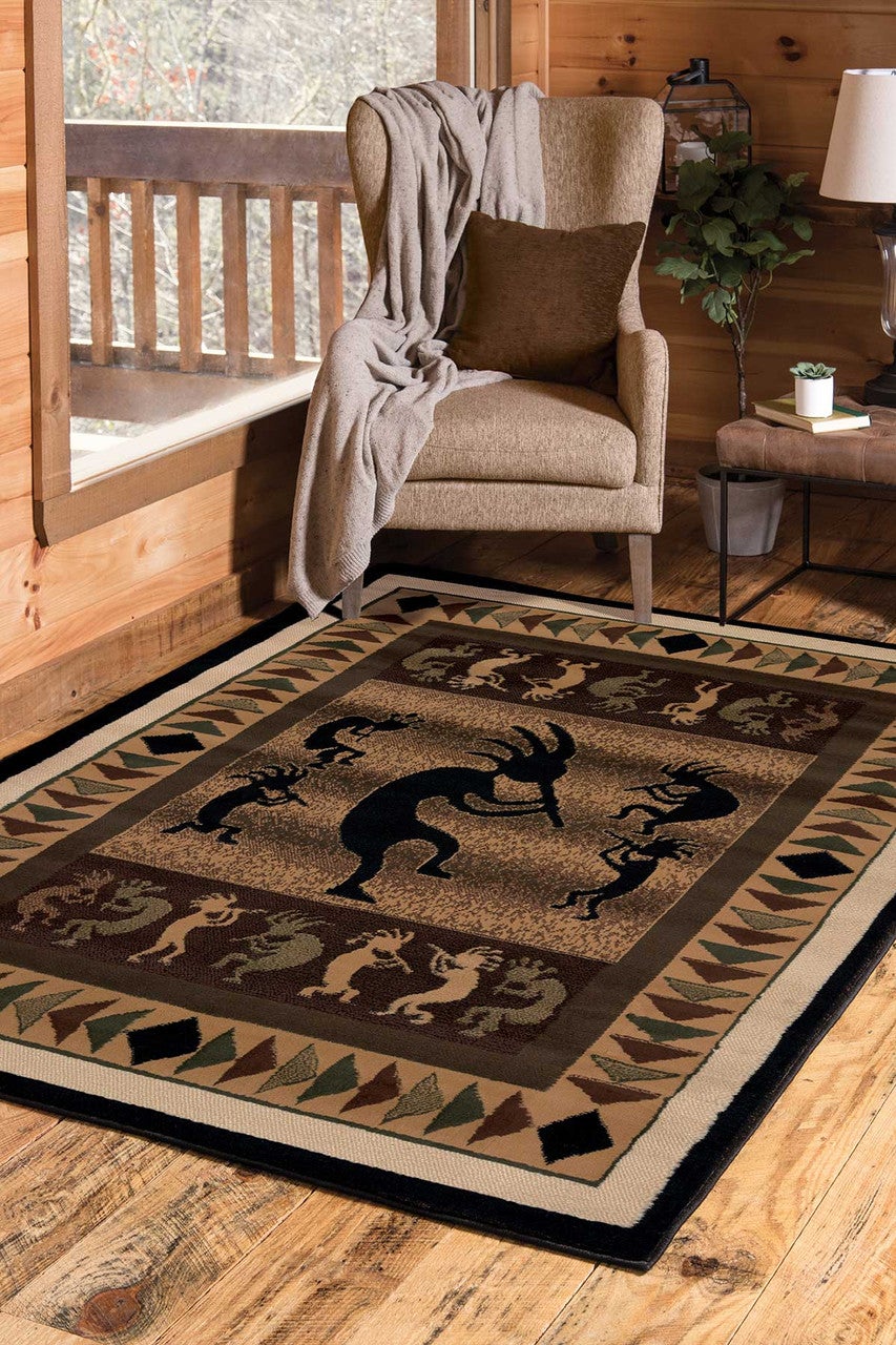 Kokopelli Dance Rug | Lone Star Western Decor