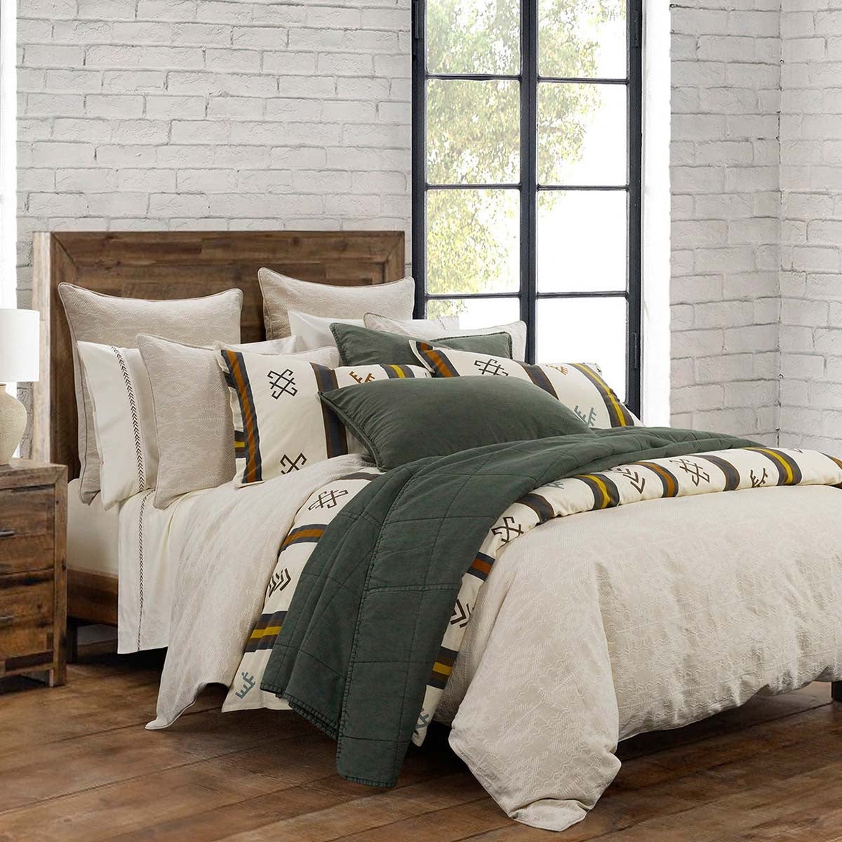 Aztec Stripe Duvet Set - Super Queen | Lone Star Western Decor