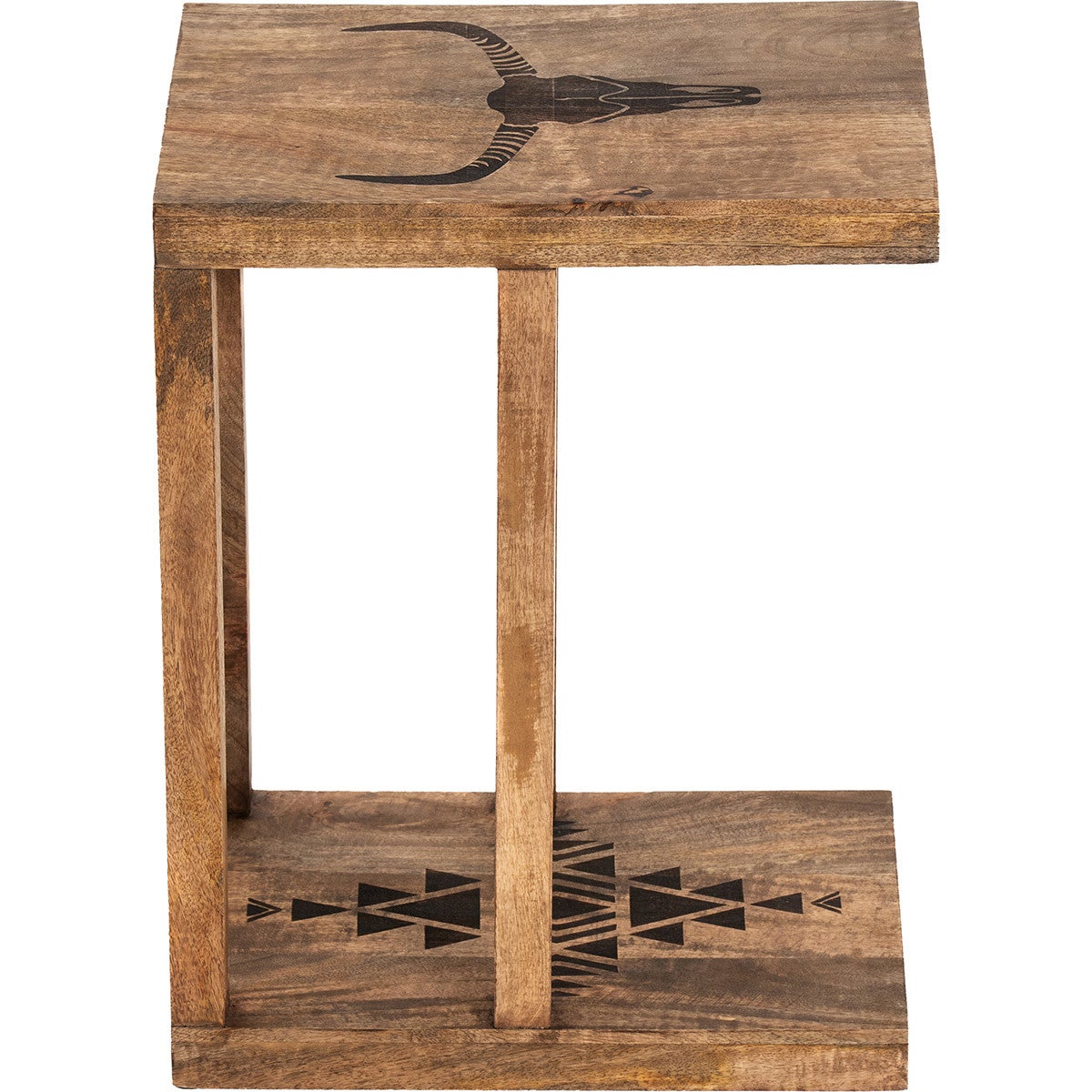 Southwest Steer Side Table | Lone Star Western Decor