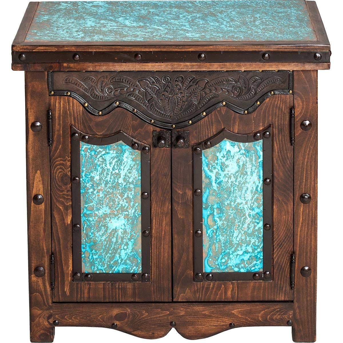 Boseman Hand Tooled Copper Console | Lone Star Western Decor