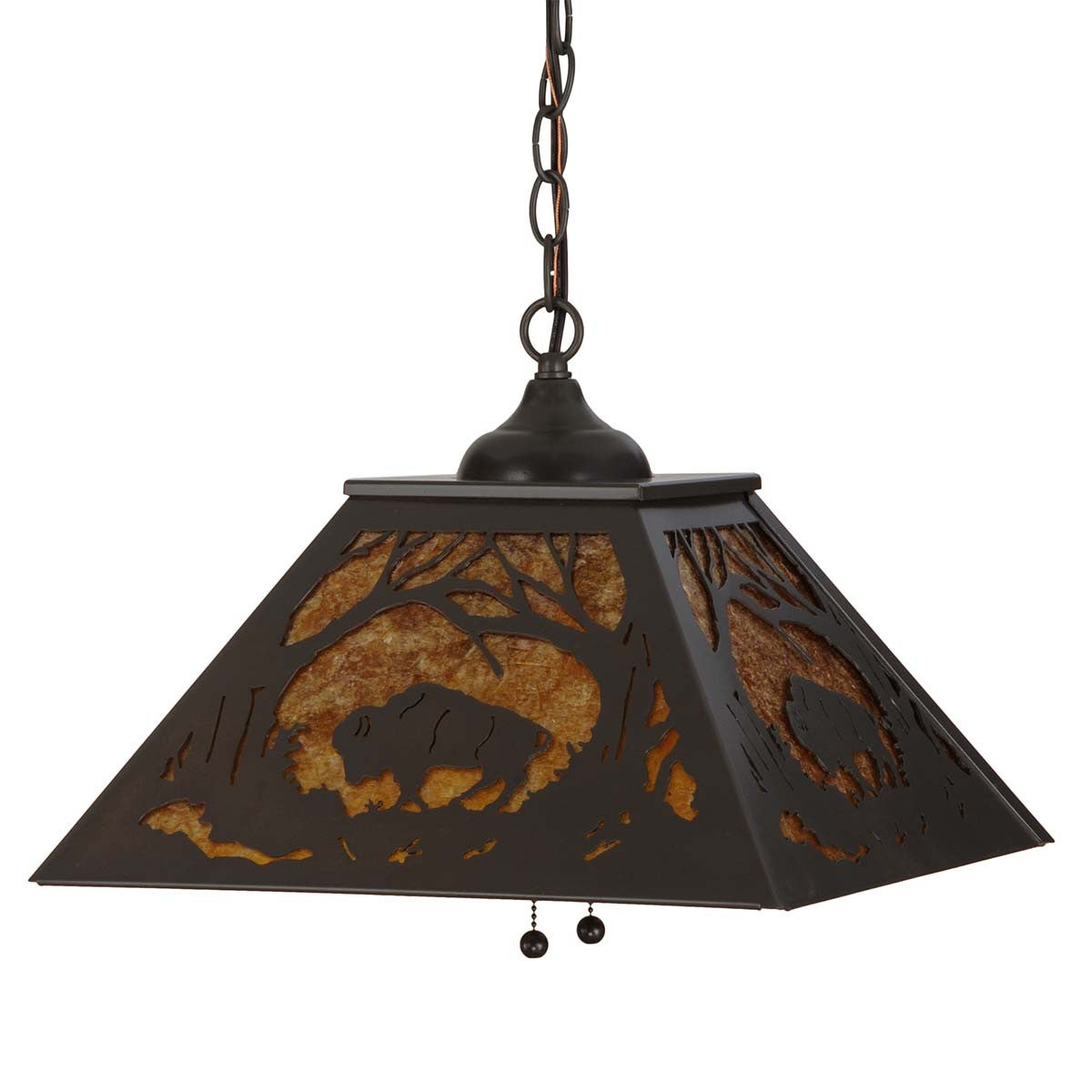 Sunrise Buffalo Pendant Light | Lone Star Western Decor
