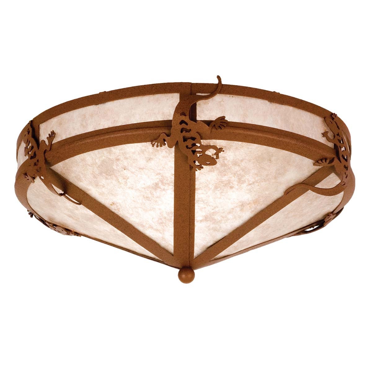 Crawling Gecko Flush Mount Ceiling Light | Lone Star Western Decor