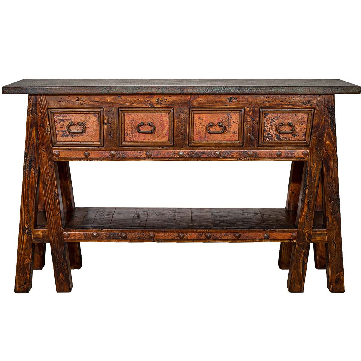 Burnished Ranch Buffet / Console Table | Lone Star Western Decor