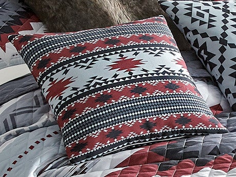 Crimson Ridge Accent Pillow | Lone Star Western Decor