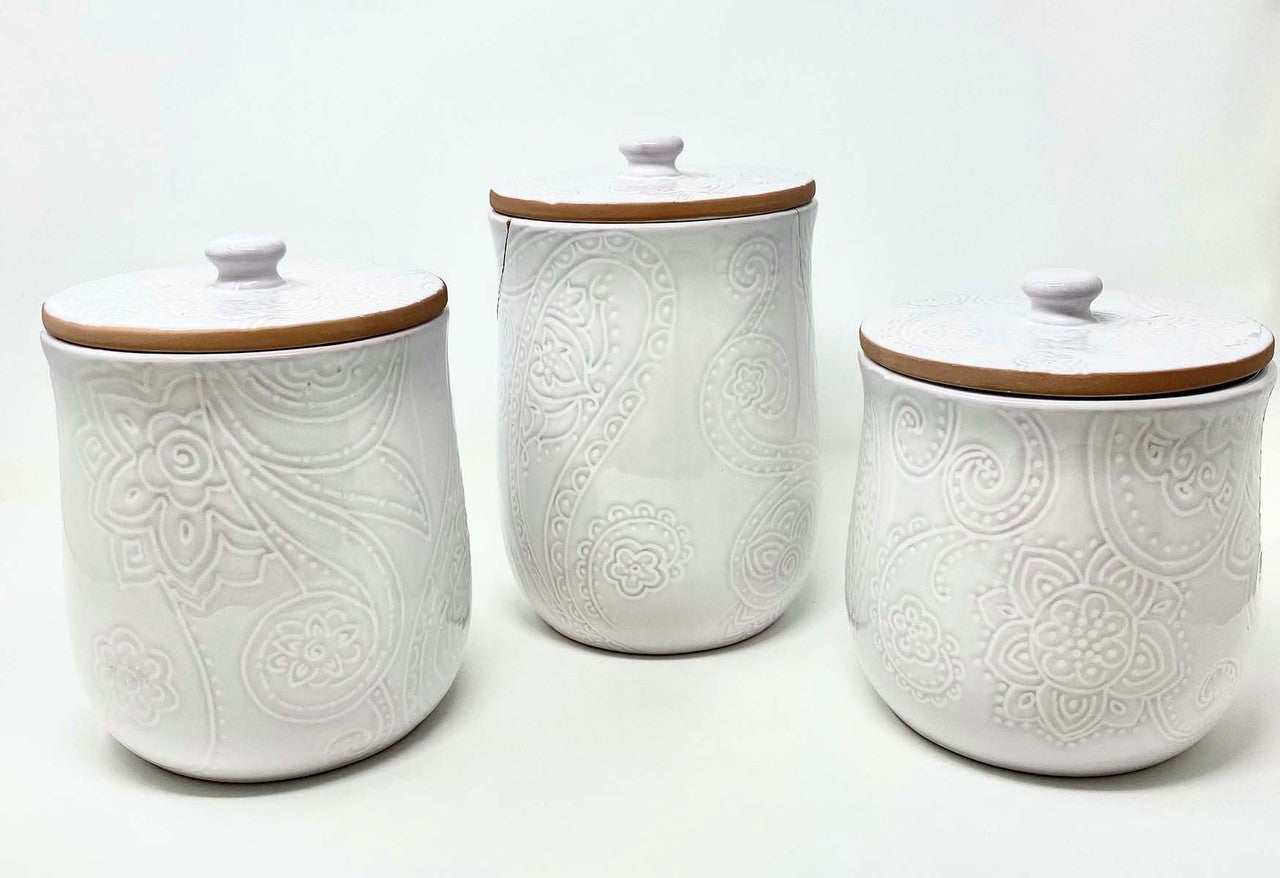 Country Charm Canisters - Set of 3 | Lone Star Western Decor