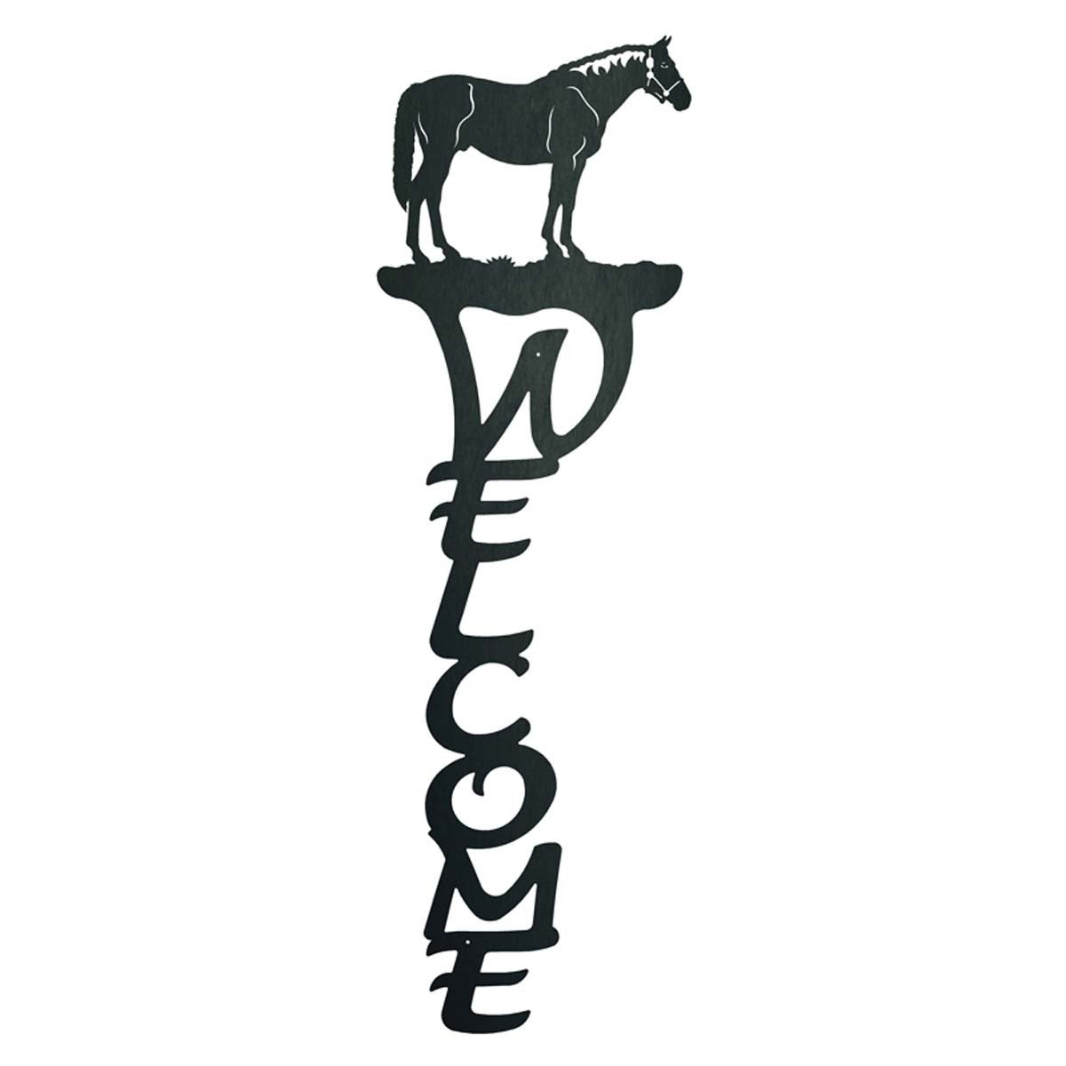 Gallant Horse Welcome Sign | Lone Star Western Decor
