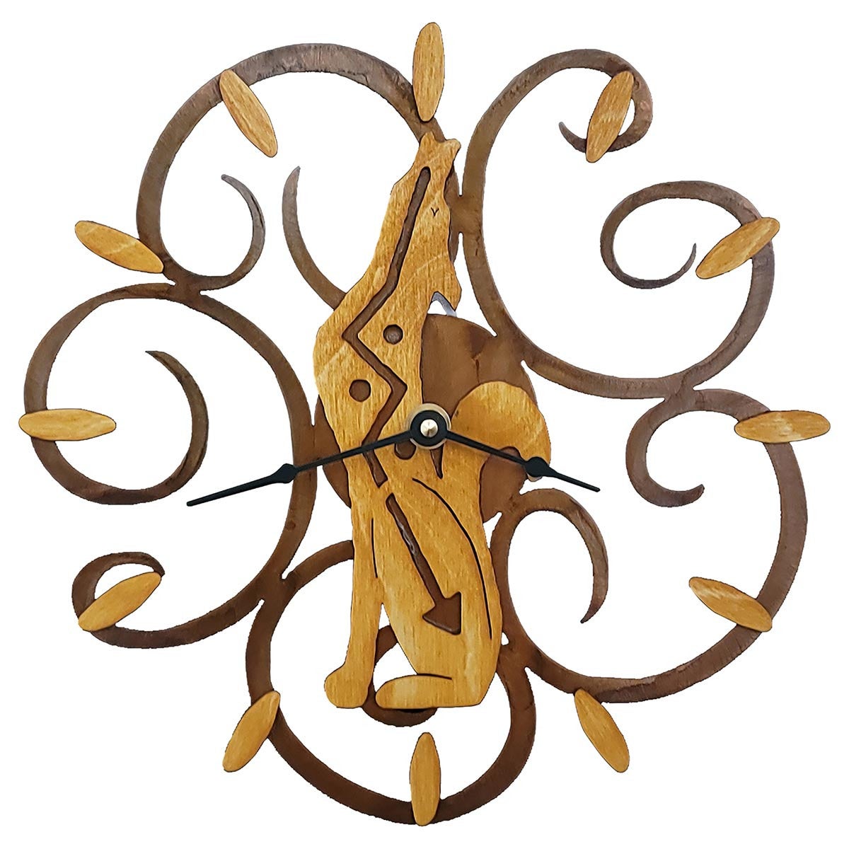Designer Coyote Wall Clock | Lone Star Western Decor