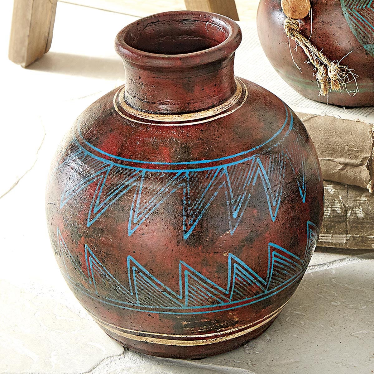 Desert Winds Clay Pottery Vase - OVERSTOCK | Lone Star Western Decor