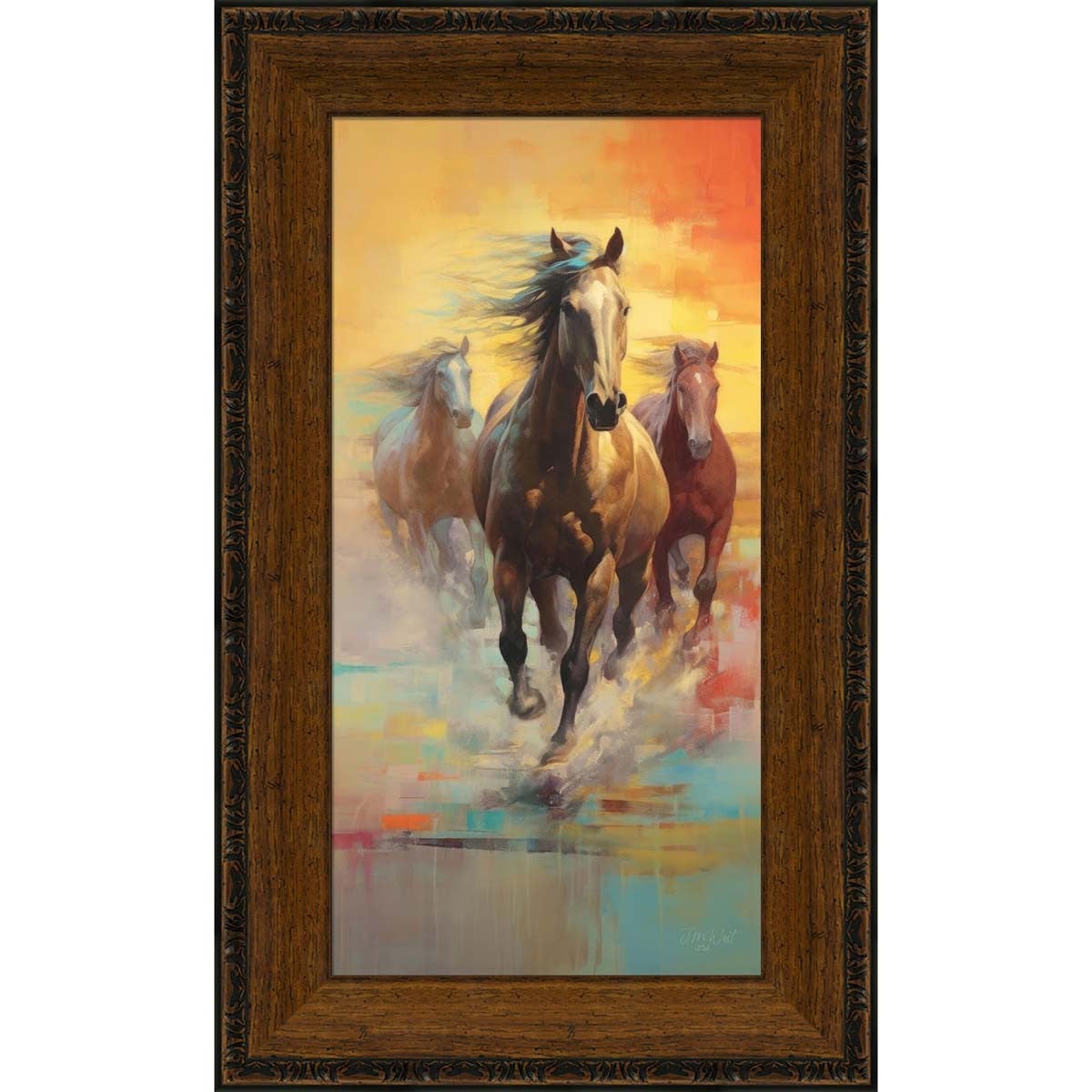 Stampede Run Wall Art | Lone Star Western Decor