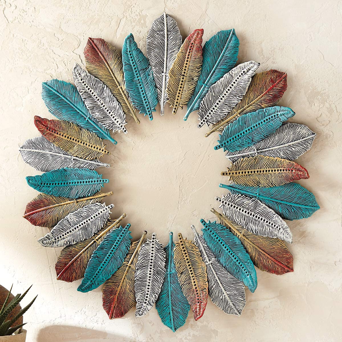 Sundance Winds Feather Wall Art | Lone Star Western Decor