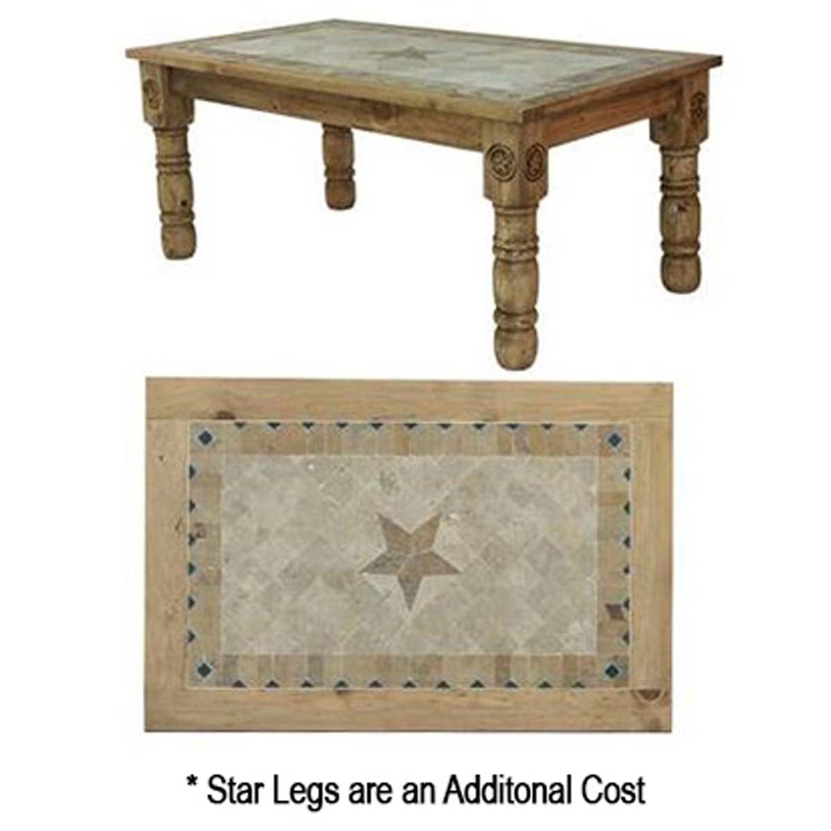Stone Star Dining Table - 72 Inch | Lone Star Western Decor