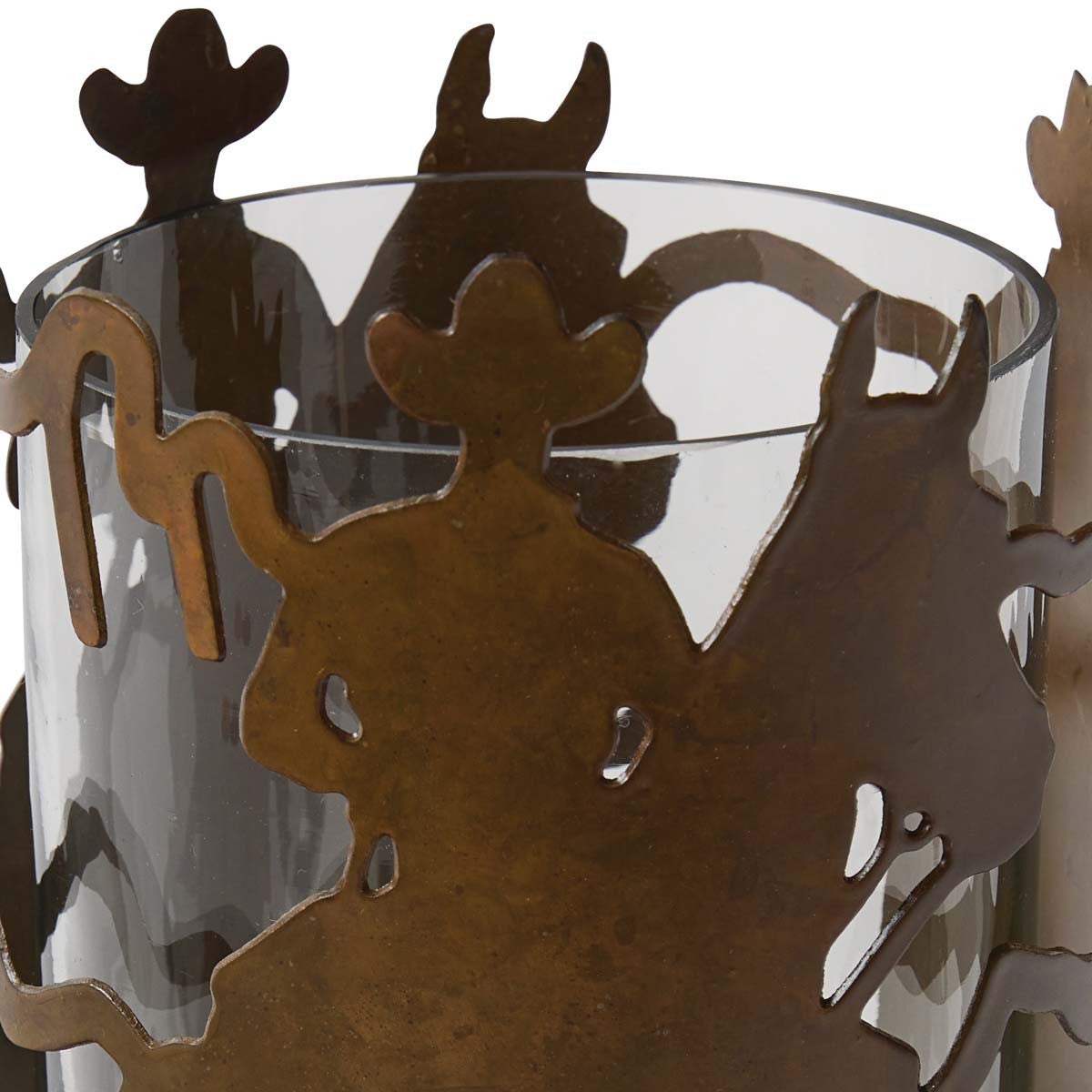 Outlaw Run Pillar Holder | Lone Star Western Decor