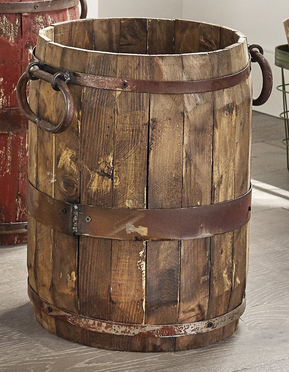 Santa Fe Natural Brown Bucket | Lone Star Western Decor