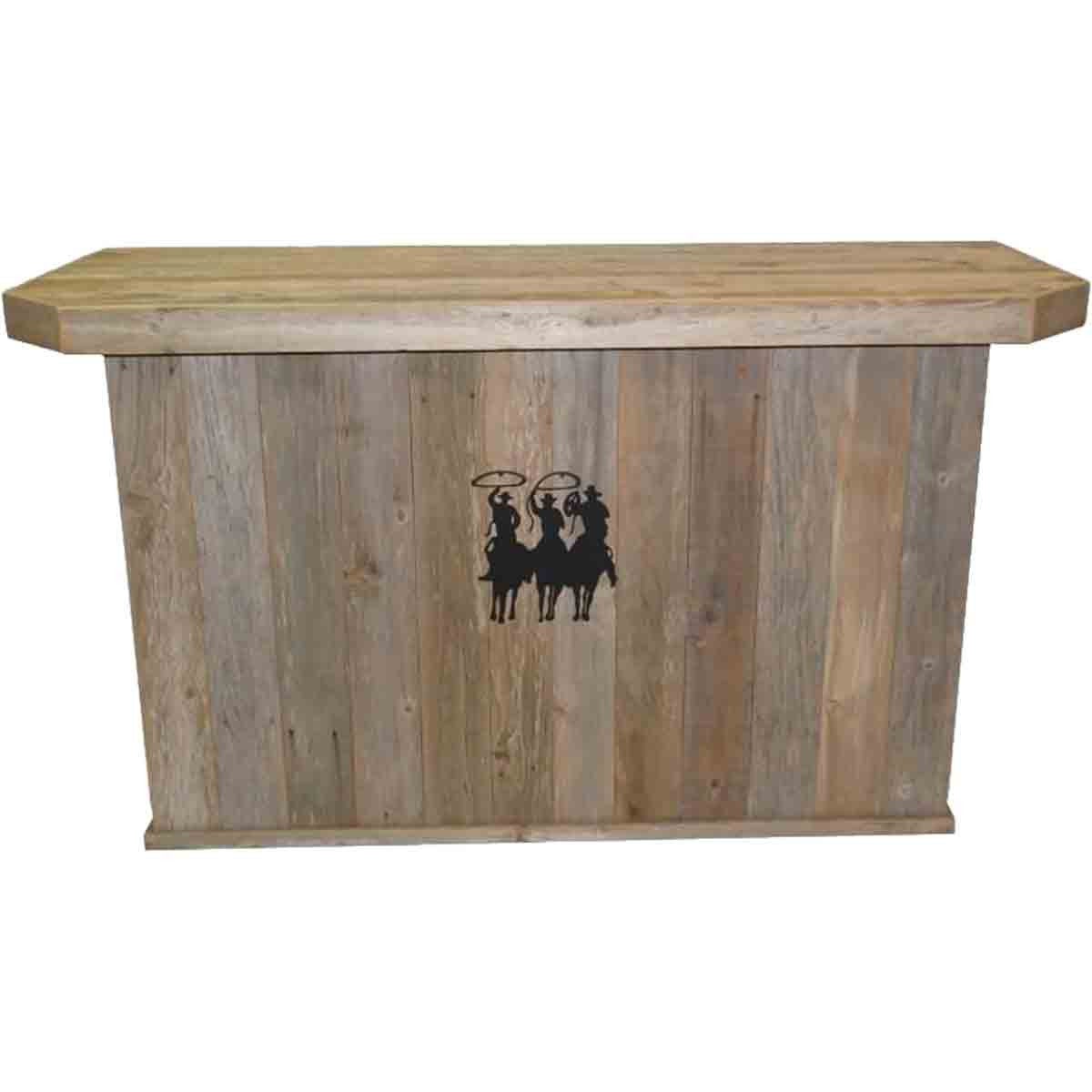 Rustic Tables: Cowboys Outdoor Bar | Lone Star Western Decor