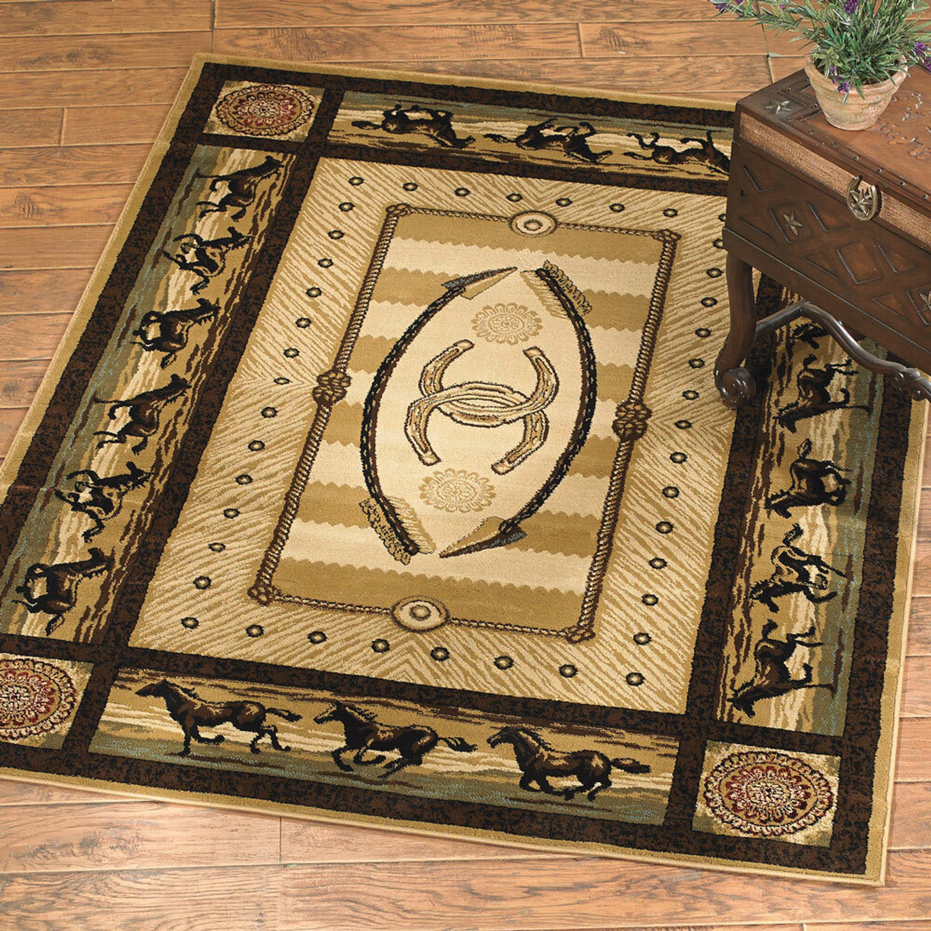 Gallop Horse Rug - 8 x 10 | Lone Star Western Decor